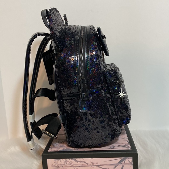 Loungefly | Bags | Loungefly Disney Black Holographic Celestial Mini ...
